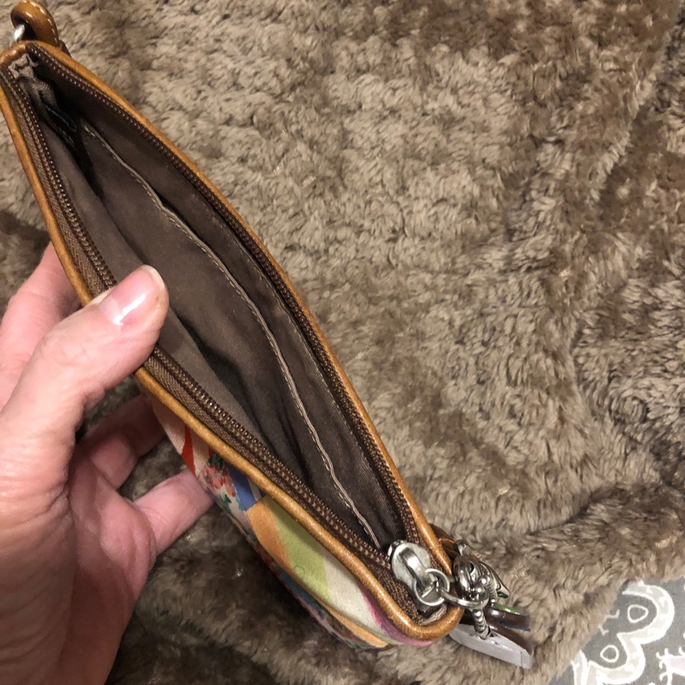 Coach Patchwork Wristlet - Gem